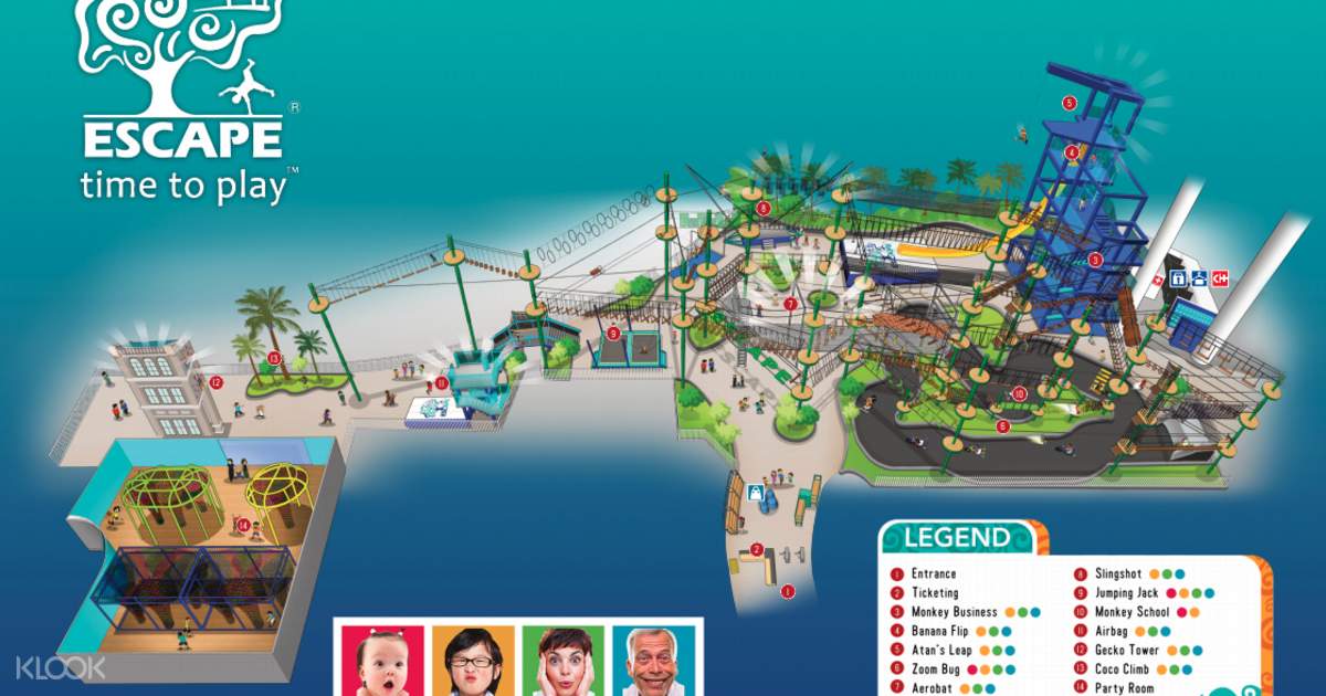 ESCAPE Challenge Adventure Park in Paradigm Mall Petaling Jaya